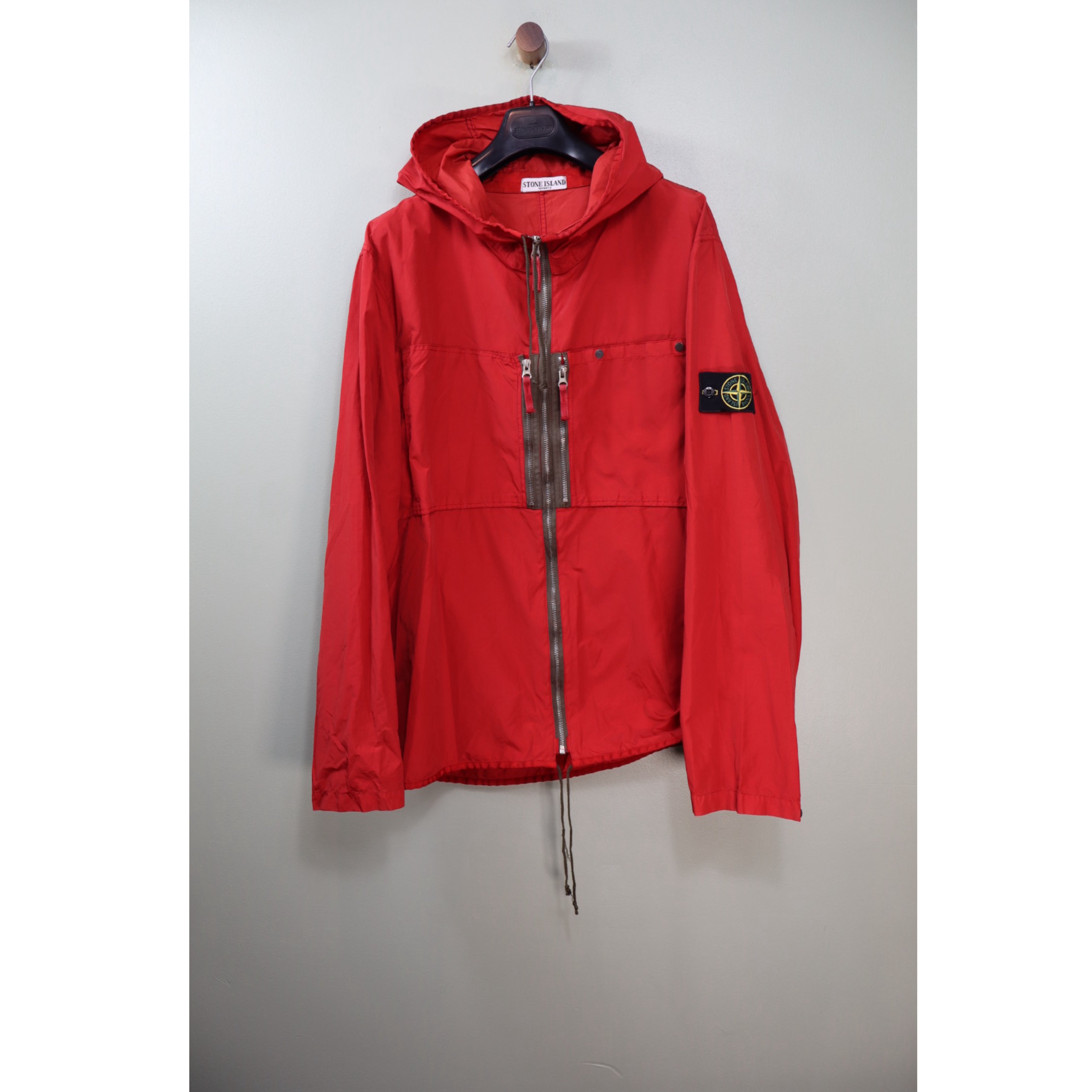 Stone Island Red Tela Jacket – Widefitzfactory